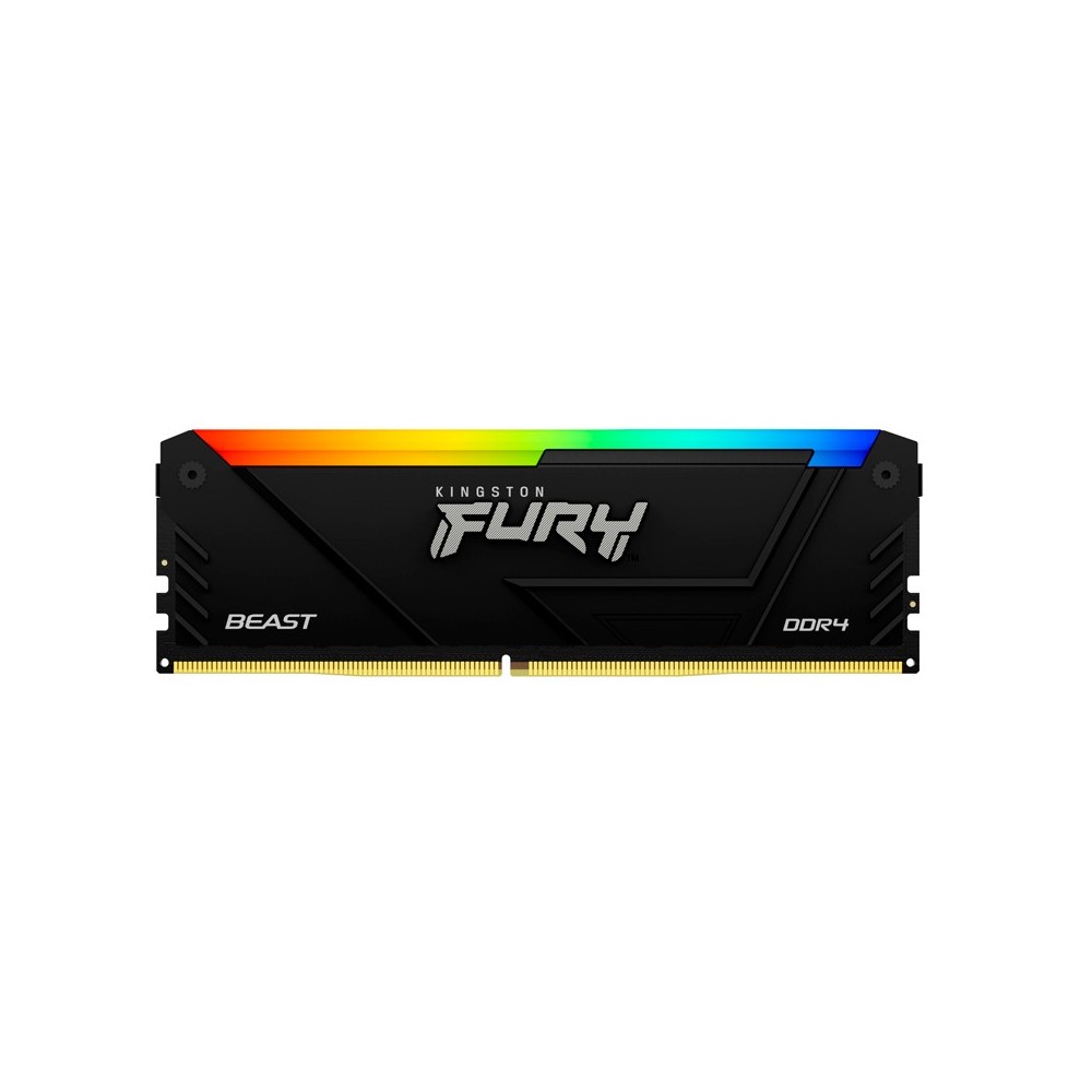 Memoria Kingston Fury Beast RGB 8GB DDR4-3200MHz | Alto Rendimiento